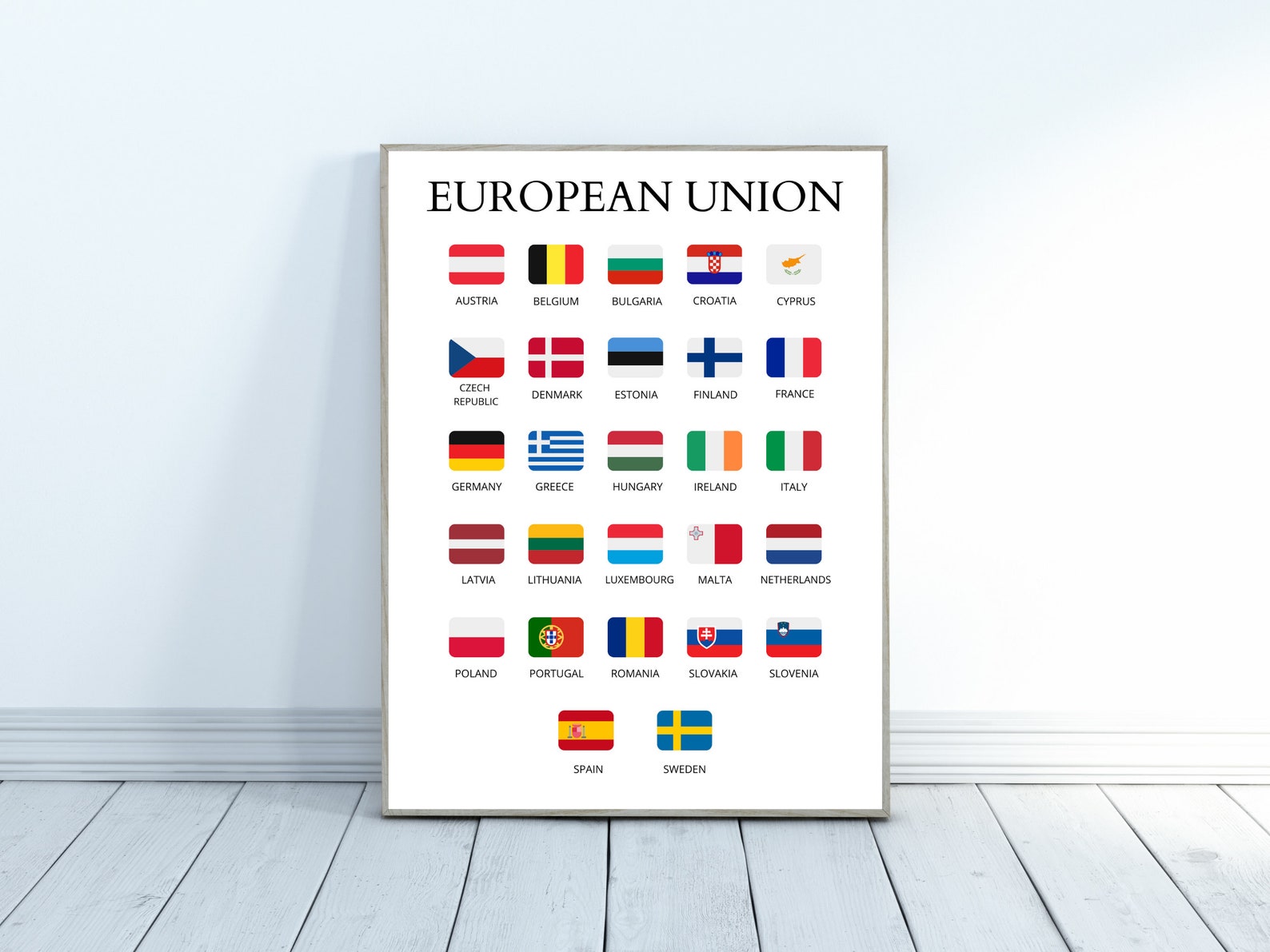 European Union Flags, European Union Accession Date, EU Countries and ...