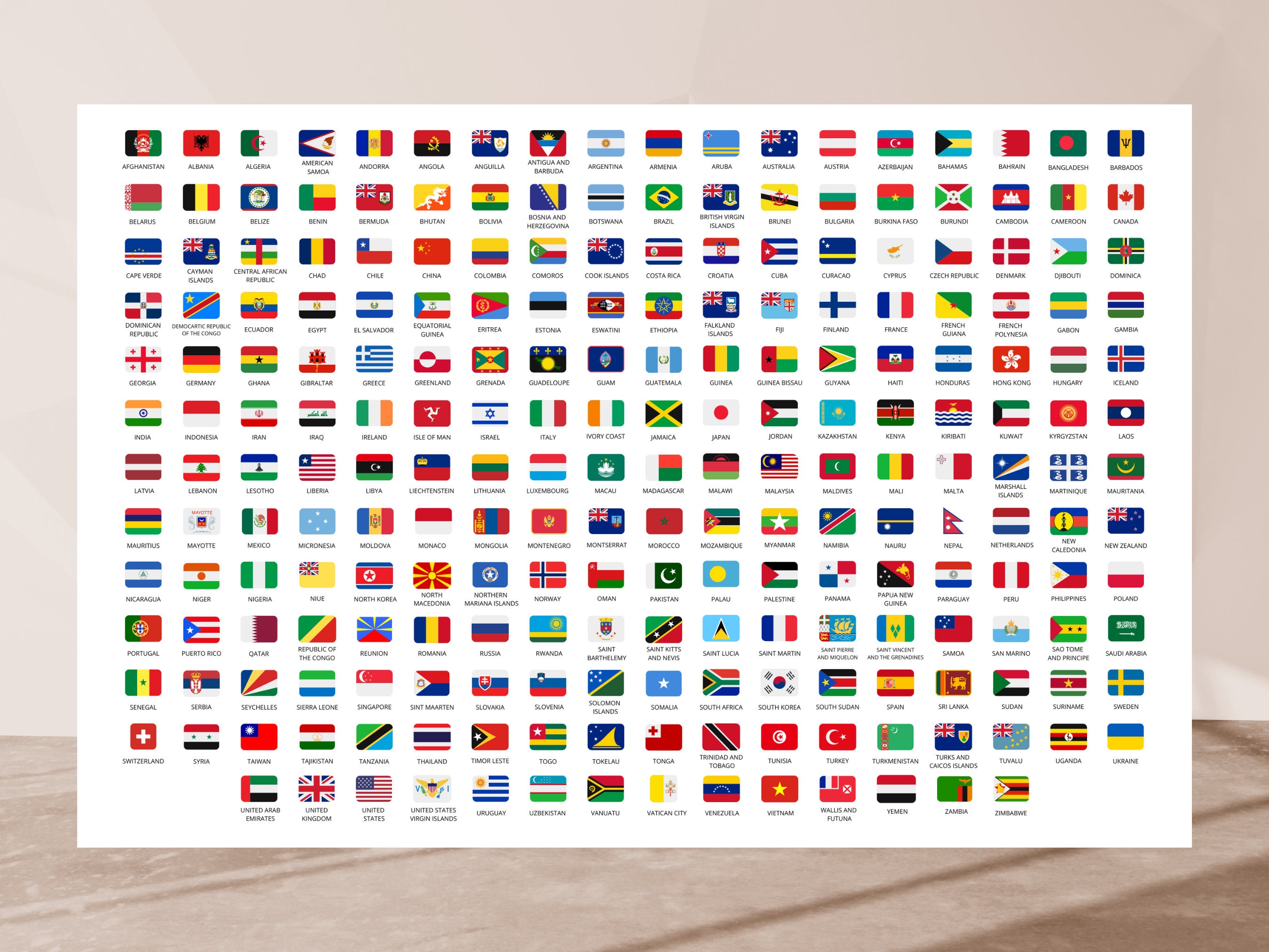 Flags of the World, World Flags, Countries of the World, 237 Countries ...