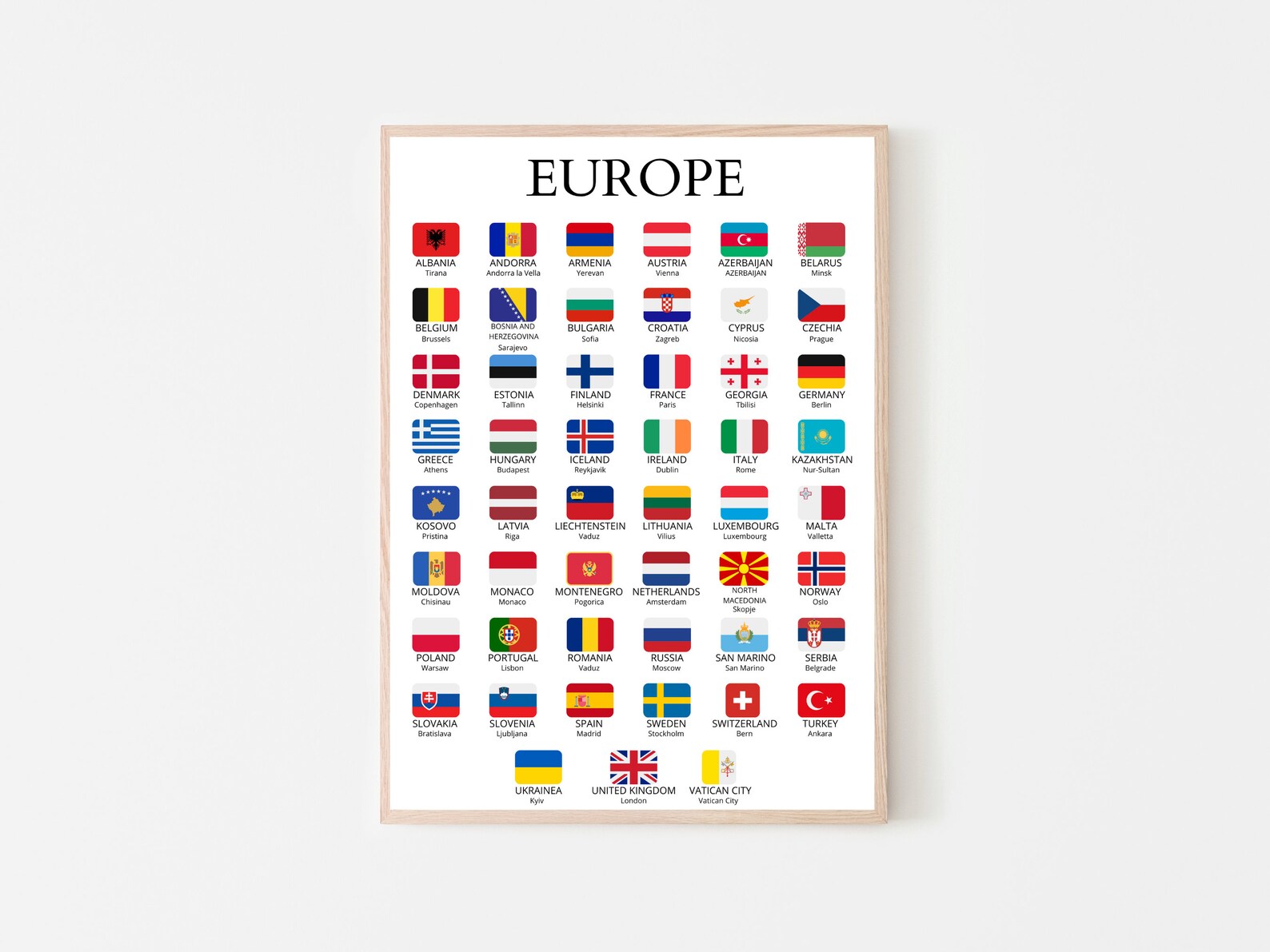 Bundle of World Continents Capitals, Worlds Capitals Bundle, Bundle ...