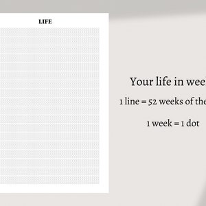 Life Calendar, 90 Years Life Calendar, Perpetual Calendar, Memento Mori ...