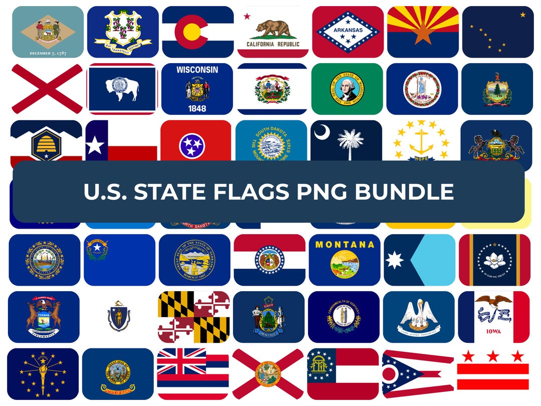 United States Flags PNG | State Flag Clipart | PNG Flags | Printable ...