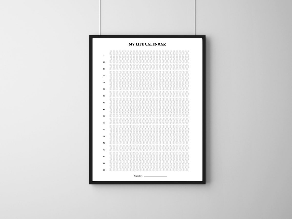 90 Years Life Calendar Perpetual Calendar Weeks Of My Life Etsy 90-years-life-calendar-perpetual-calendar-weeks-of-my-life-etsy