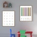 Educational Posters, Set of 8, Playroom Posters, Homeschool Educational ...