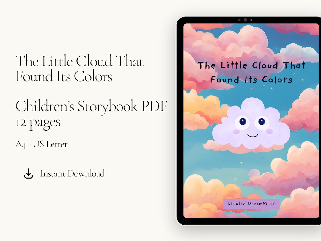 Printable Kids Storybook PDF, Children Story, Educational Storybook ...