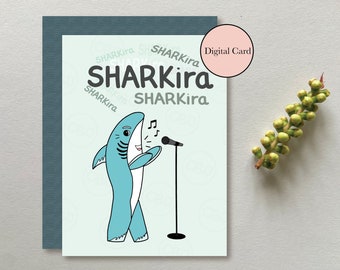 Shakira Card | Etsy