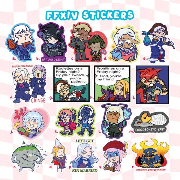 Ffxiv Sticker - Etsy