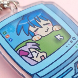 Lucky Star Konata Kagami 2000s Y2K Anime 3D Acrylic Charm Keychain - Etsy