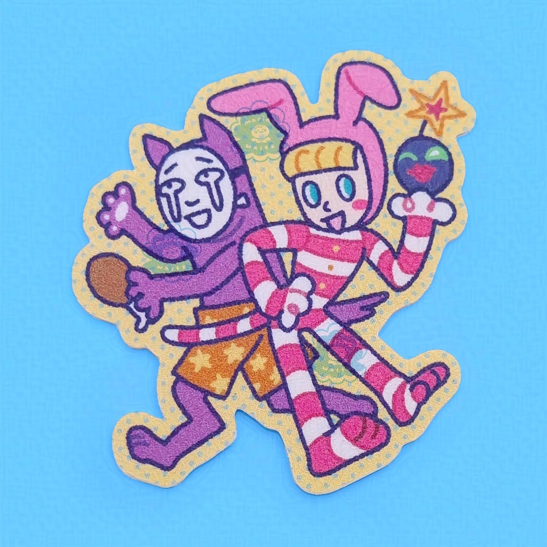 Popee the Performer Vinyl Glitter Stickers | Kedamono and Popee - Etsy