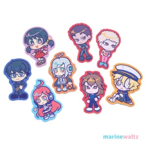 Vocaloid UTAU Vocal Synth Vinyl Glitter Stickers Hatsune Miku, Kagamine ...