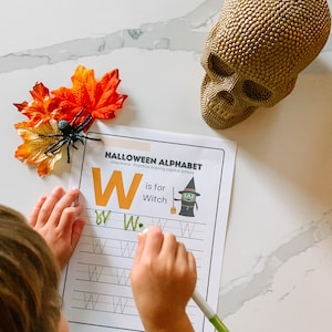 35 Page Halloween Themed Abcs and Number Tracing Activity Book for ...