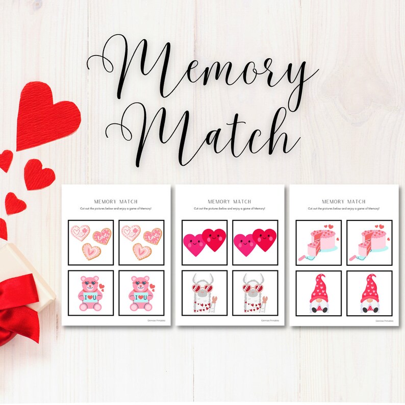 50 Page Download & Print Valentine's Day Themed Preschool Activity Book ...