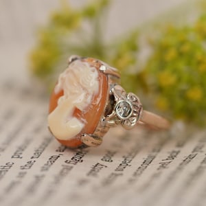 Genuine Cameo Ring Etsy