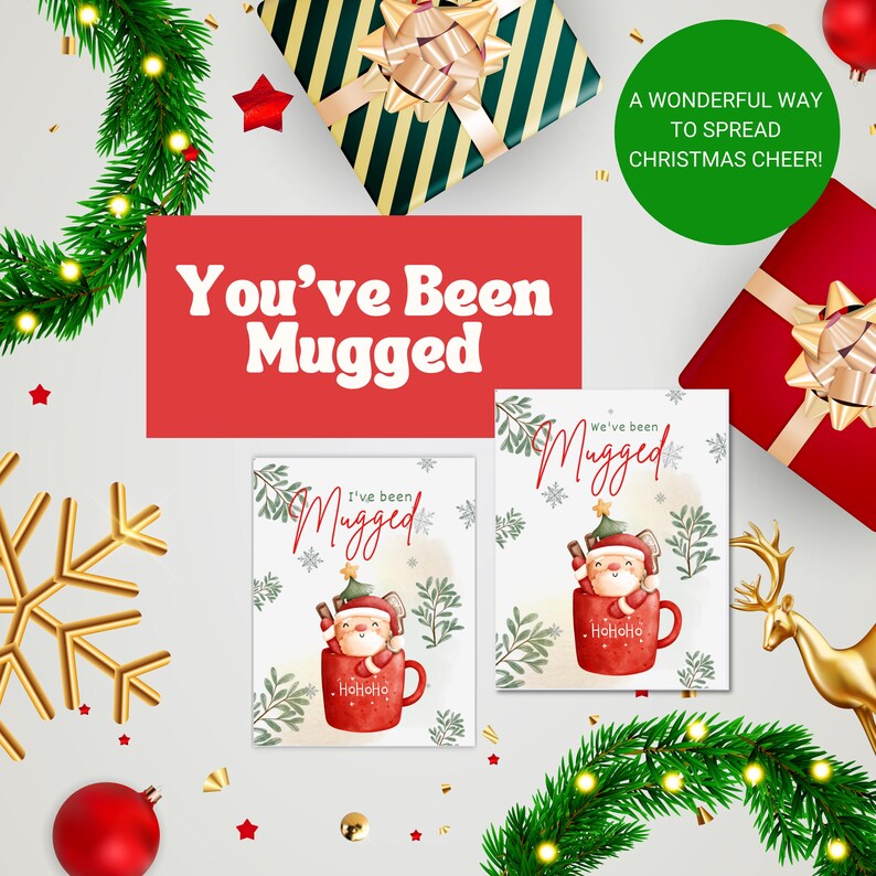You've Been Mugged Christmas Game: Office Secret Santa (digital ...