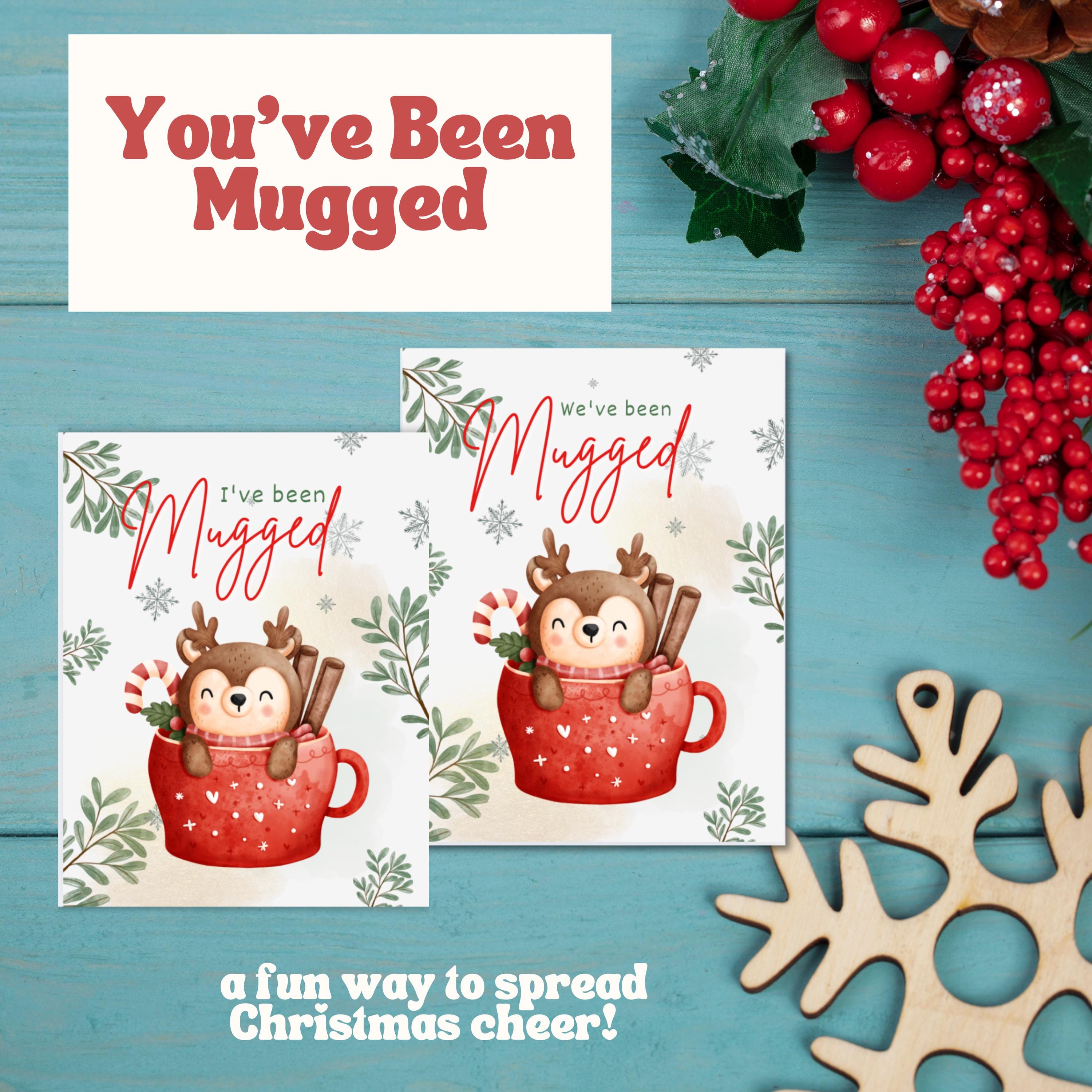 You've Been Mugged Christmas Game: Office Holiday Printable (PDF) - Etsy
