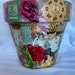 Charming Roses and Antiques Houseplant Terra Cotta Pot a - Etsy