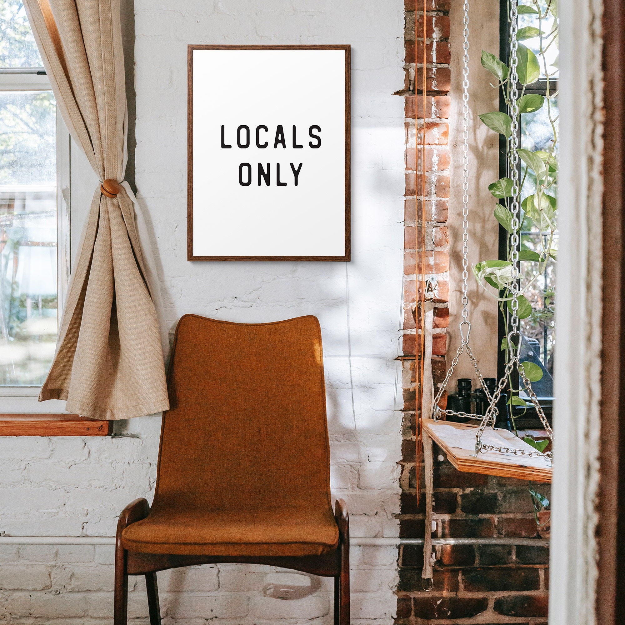 INSTANT DOWNLOAD Locals Only Print, Surf Decor, Surf Wall Art, Surf ...