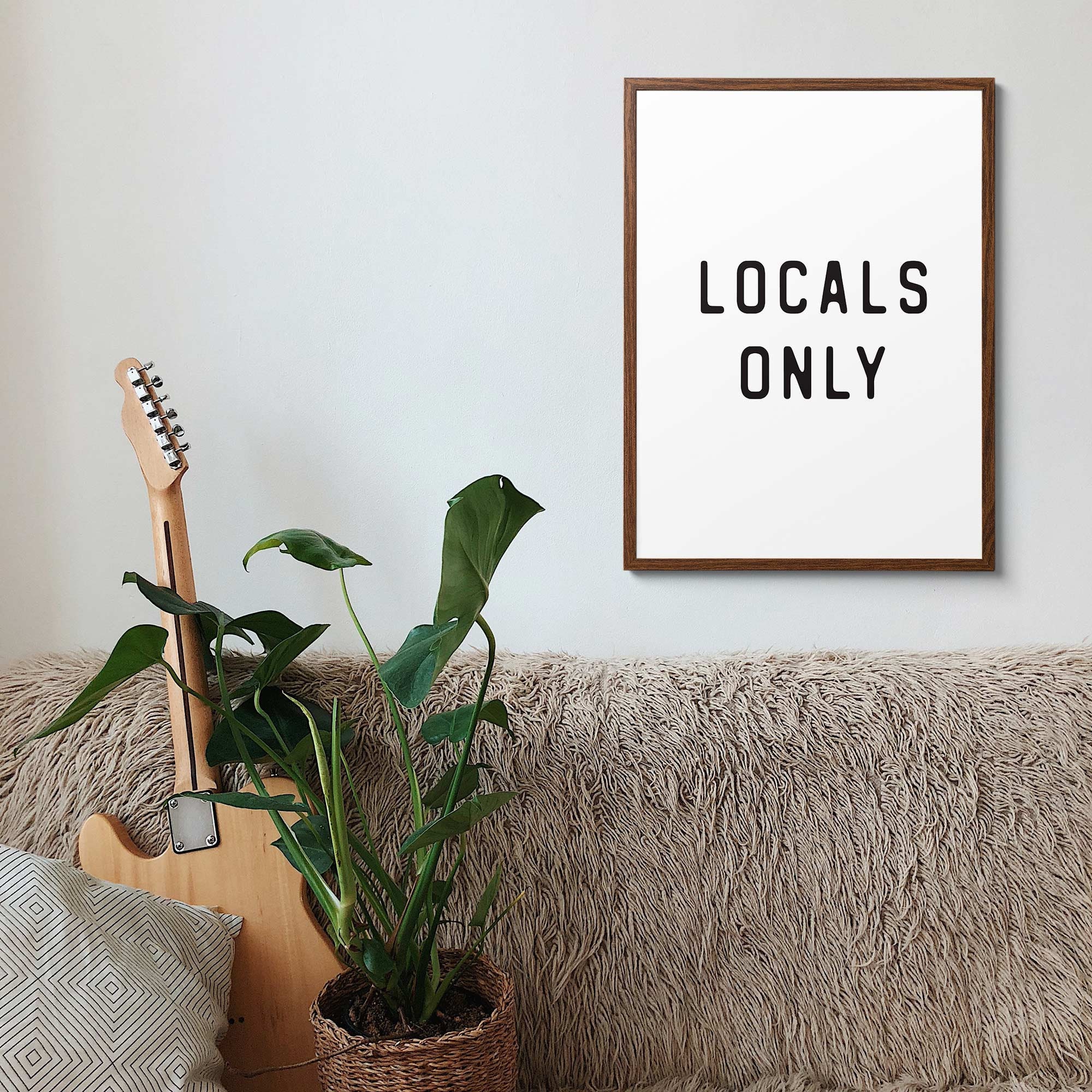 INSTANT DOWNLOAD Locals Only Print, Surf Decor, Surf Wall Art, Surf ...