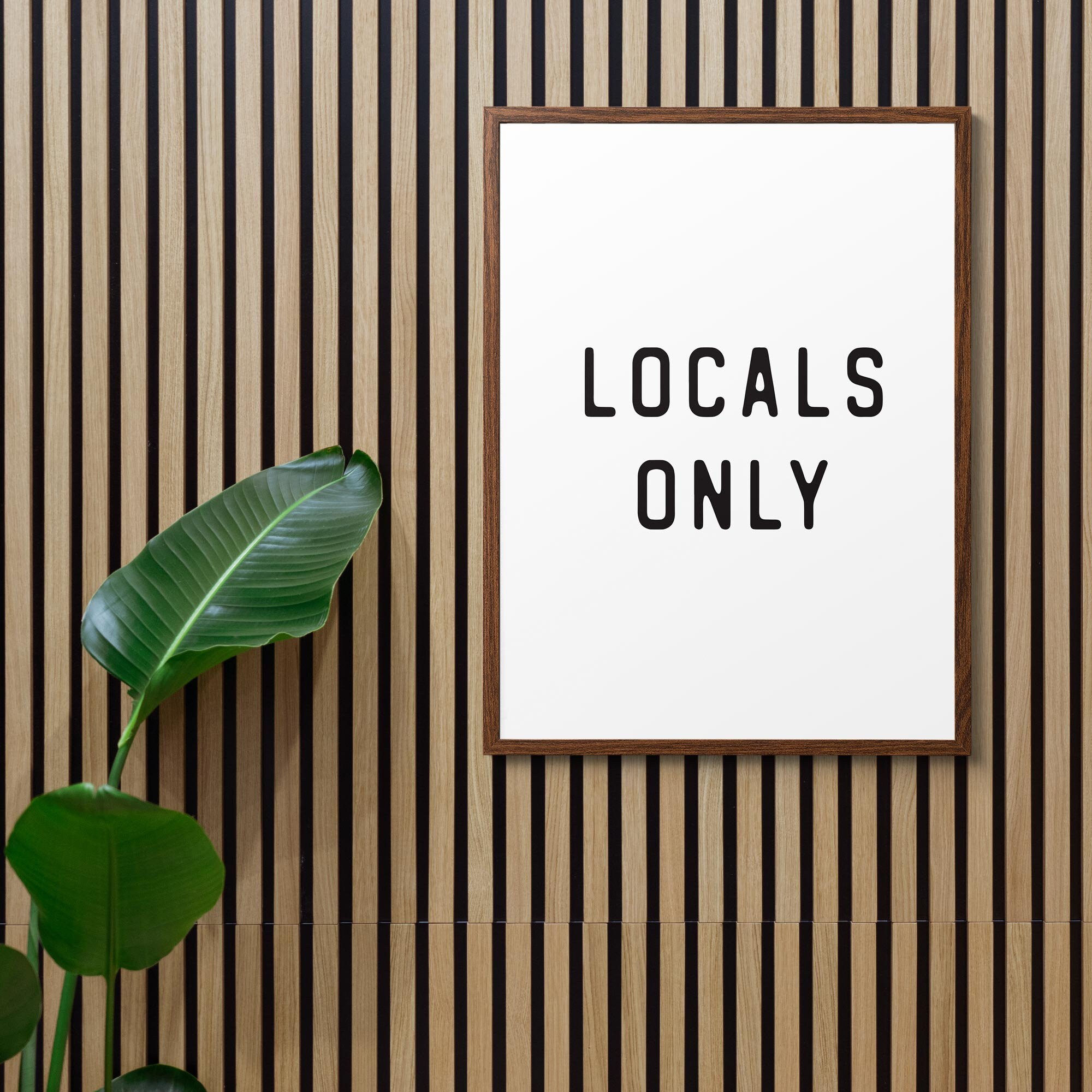 INSTANT DOWNLOAD Locals Only Print, Surf Decor, Surf Wall Art, Surf ...