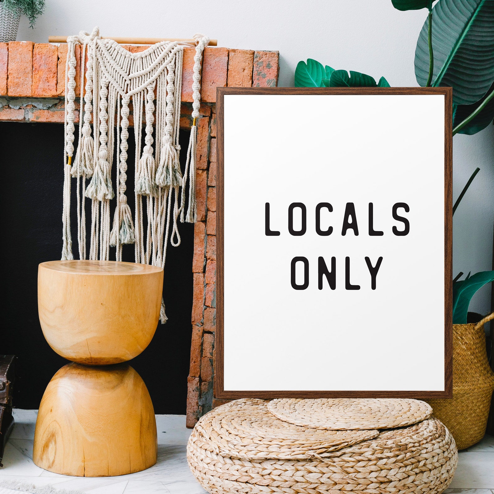 INSTANT DOWNLOAD Locals Only Print, Surf Decor, Surf Wall Art, Surf ...