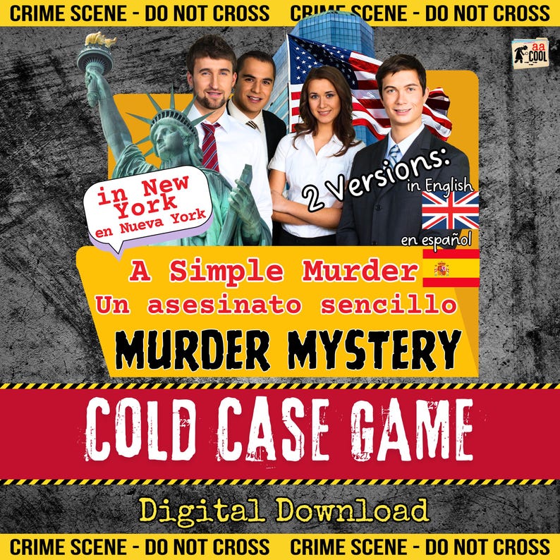 Printable Murder Mystery Cold Case File | Murder Mystery Game Digital ...