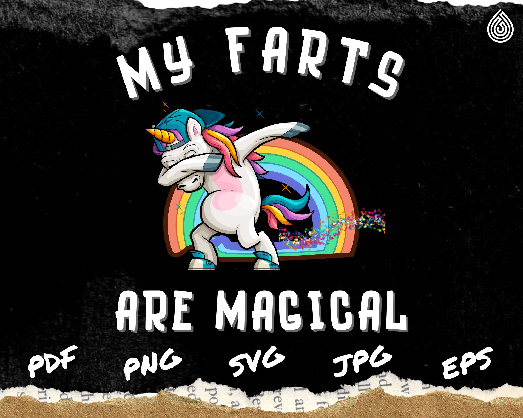 My Farts Are Magical SVG Digital Download Funny Unicorn Niches Dabbing ...