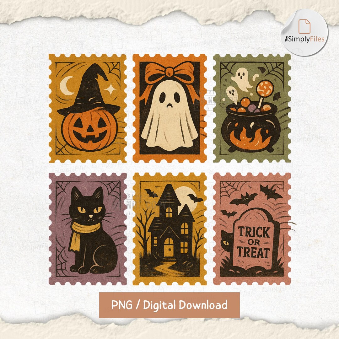 Retro Halloween Cat Ghost Png, Girly Fall Halloween Design, Spooky ...