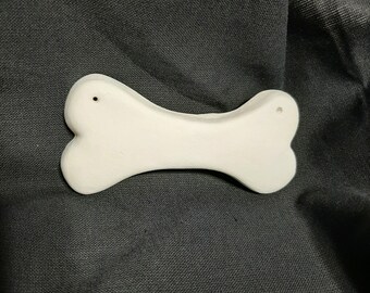Ceramic Dog Bone Ornament - Etsy