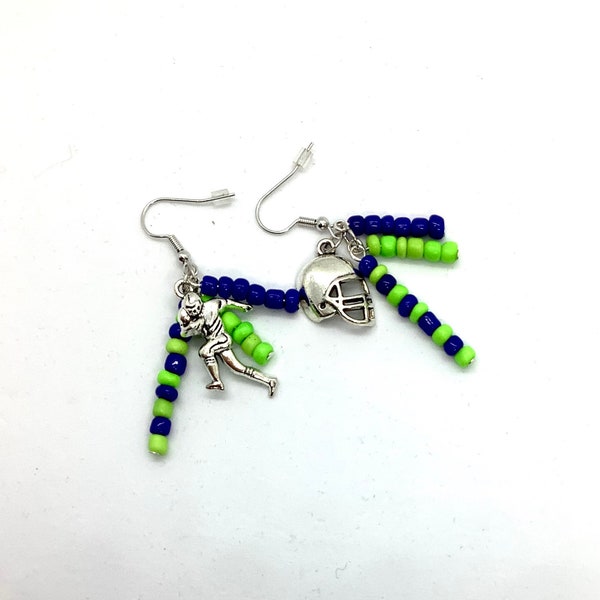 Seahawks Earrings - Etsy