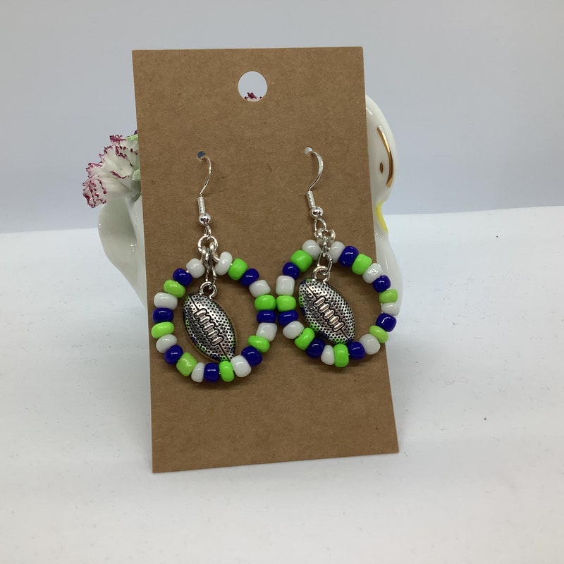 Seahawk Earrings - Etsy