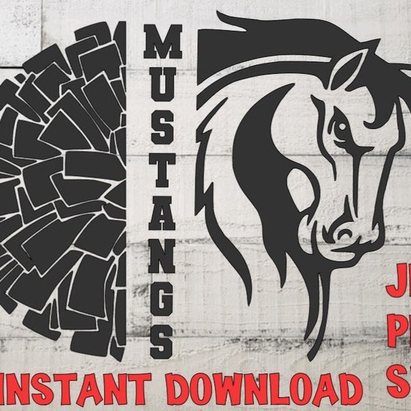 Mustang Cheer - Etsy