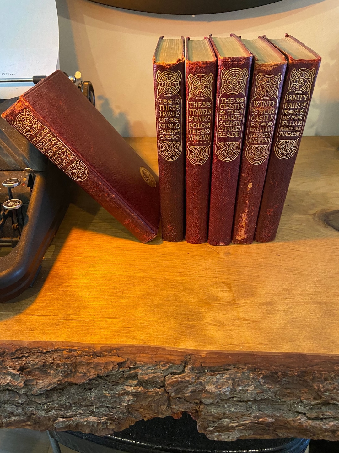 Vintage Red Leather Books From 1920s Soft Cover - JM Dent & Sons - Etsy