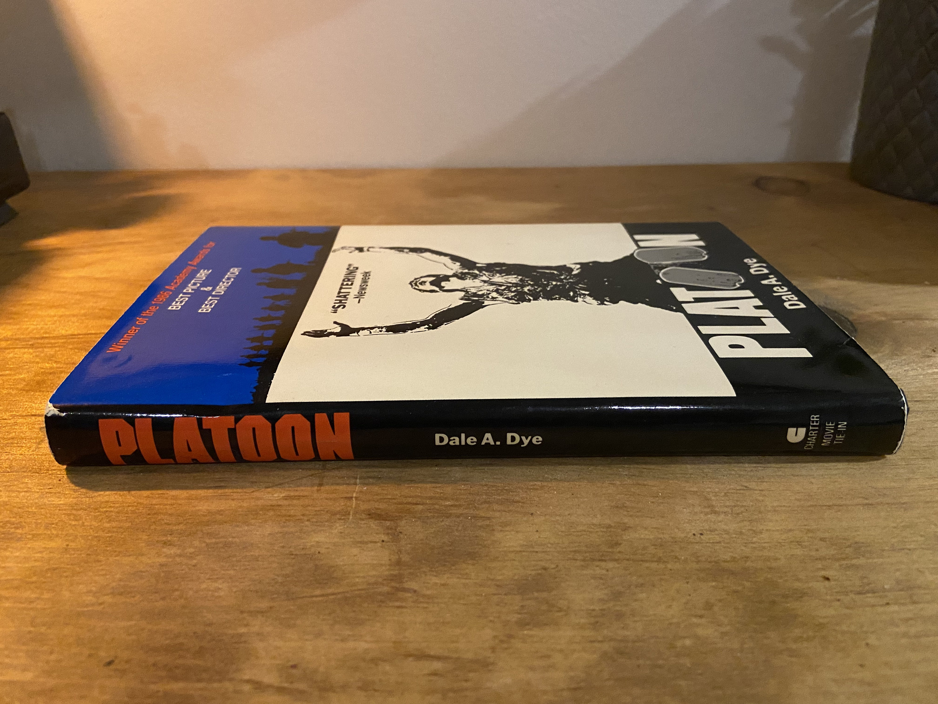 Platoon by Dale A. Dye Vintage Movie Tie-in Edition 1986 Hardcover With ...