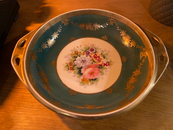 Vintage Hand-painted Nippon Ceramic Bowl - Etsy