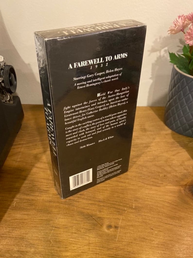 Vintage Sealed "a Farewell to Arms" VHS - Etsy