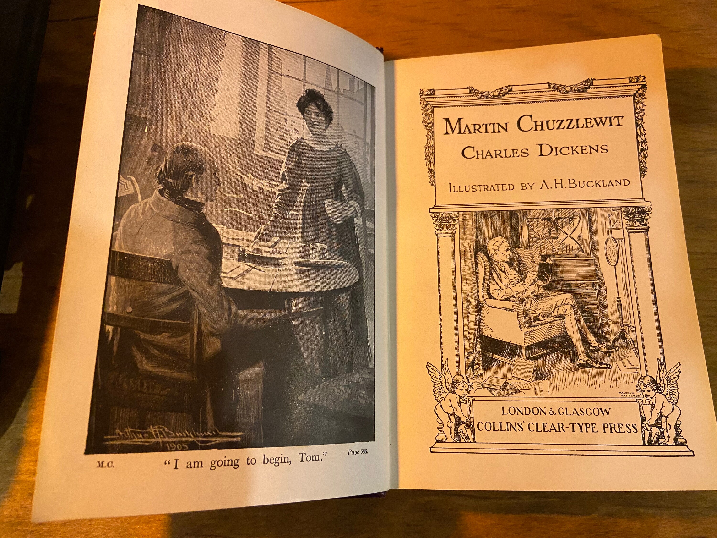 Vintage Red Leather Books From 1920s Soft Cover - Collins Clear Type ...