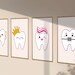 Dentist Gallery Wall Cute Teeth, Dental Clinic Digital File Dentist ...