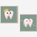 Set of Prints, Dental Clinic Decor, Dental Office Wall Art, Dentist ...