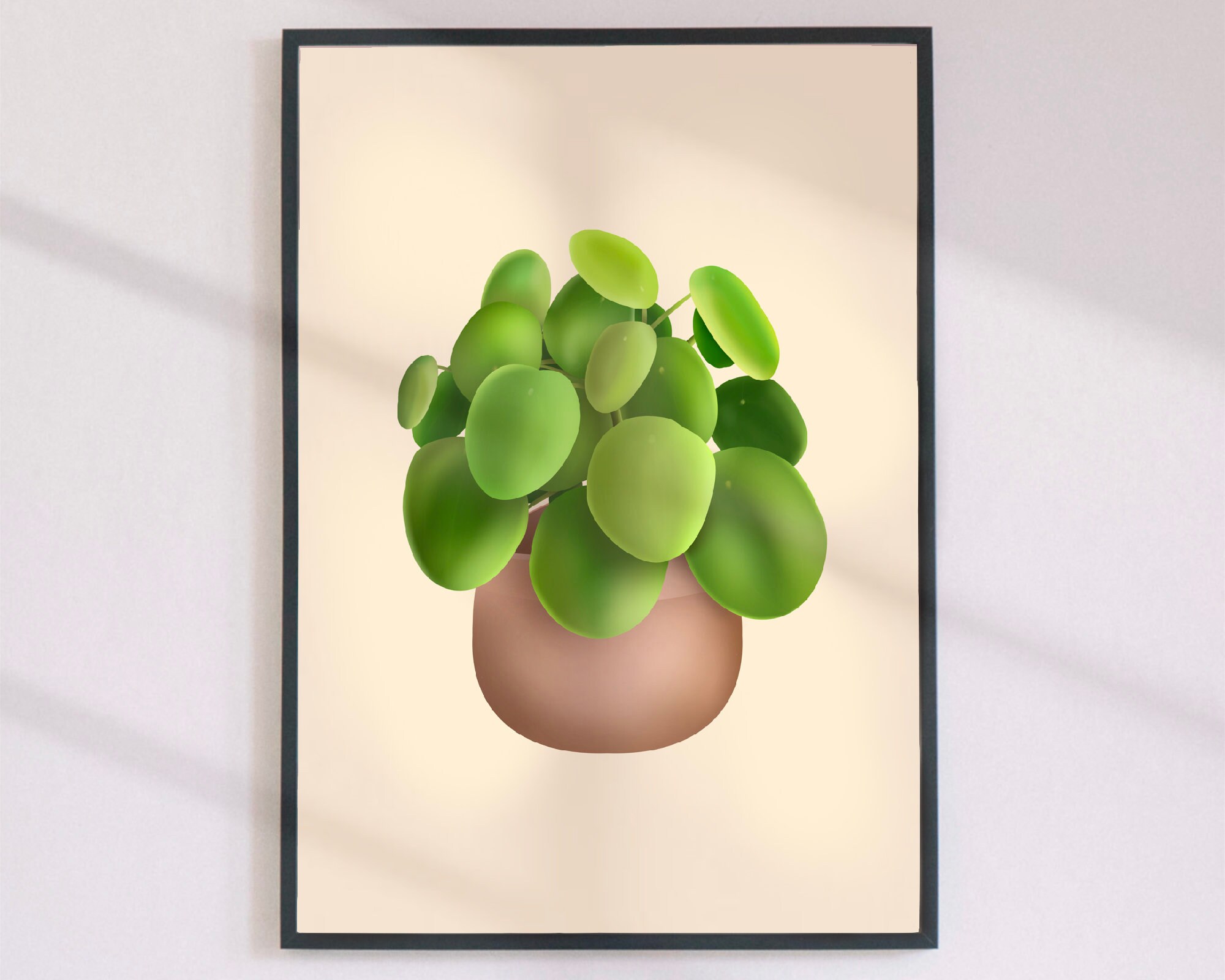 PRINTABLE Set of 3 Botanical Prints Plant Wall Art Home Decor for Plant ...