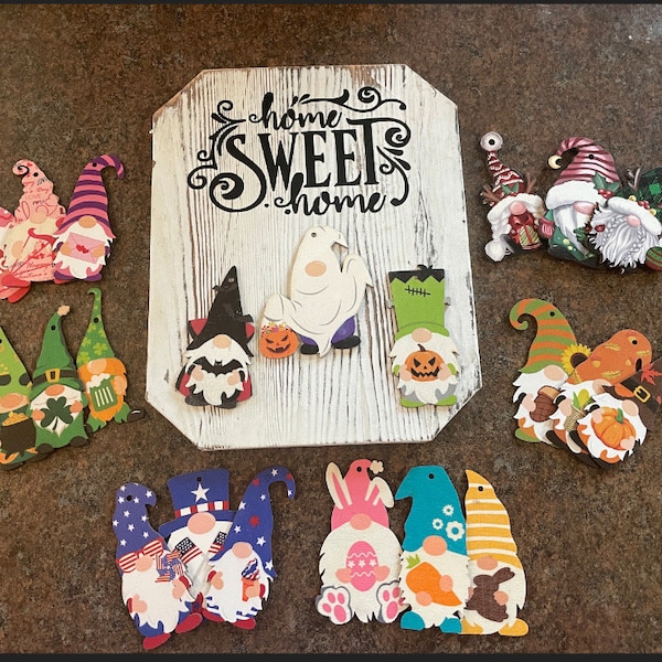 Gnome Welcome Sign - Etsy