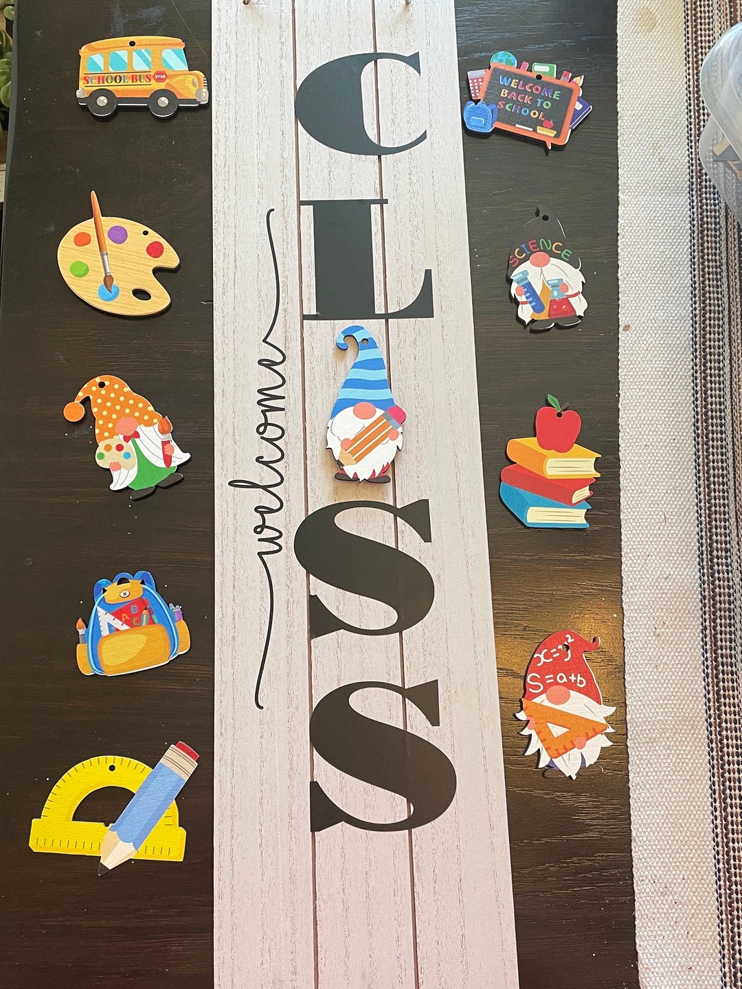 Teacher Gift Welcome Class Gnome Sign for Classroom Back to School ...