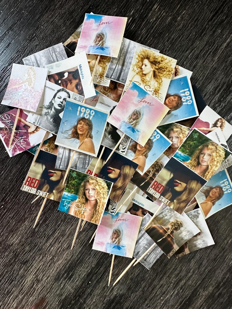 Album Cover Cupcake Toppers. Birthday Party Extra: Cupcake Toppers ...
