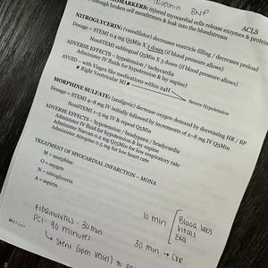 2024 ACLS Nurse Notes, Made by an ICU Nurse. American Heart Association ...