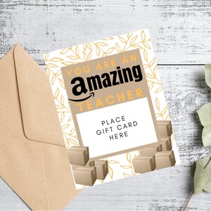 Teacher Appreciation Gift Card Printables. Teacher Gifts, Downloads ...