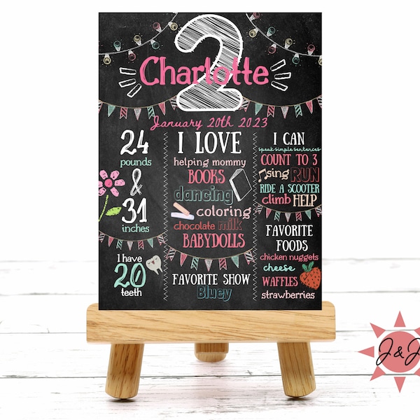 Chalkboard Birthday - Etsy