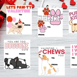 Animal Valentines Day Cards, Printable Valentines. Dog Cards ...