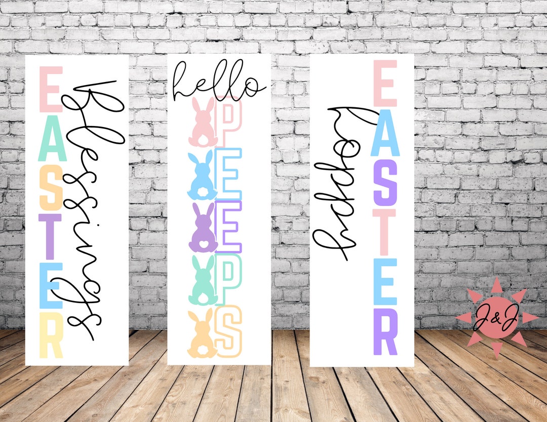 Easter Door Leaner. Easter Porch Decor DIY. Digital Download of Easter ...
