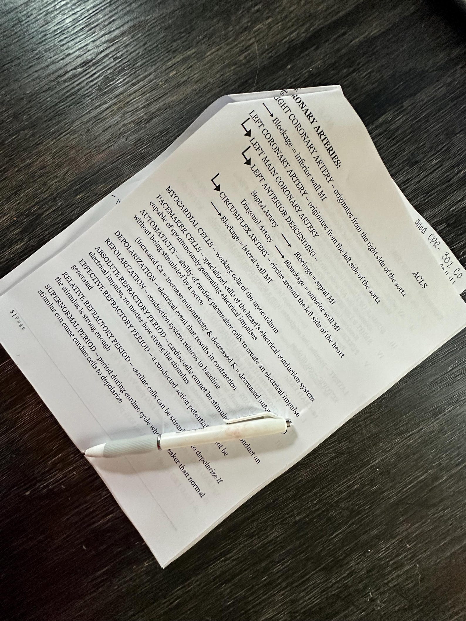 2024 ACLS Nurse Notes, Made by an ICU Nurse. American Heart Association ...