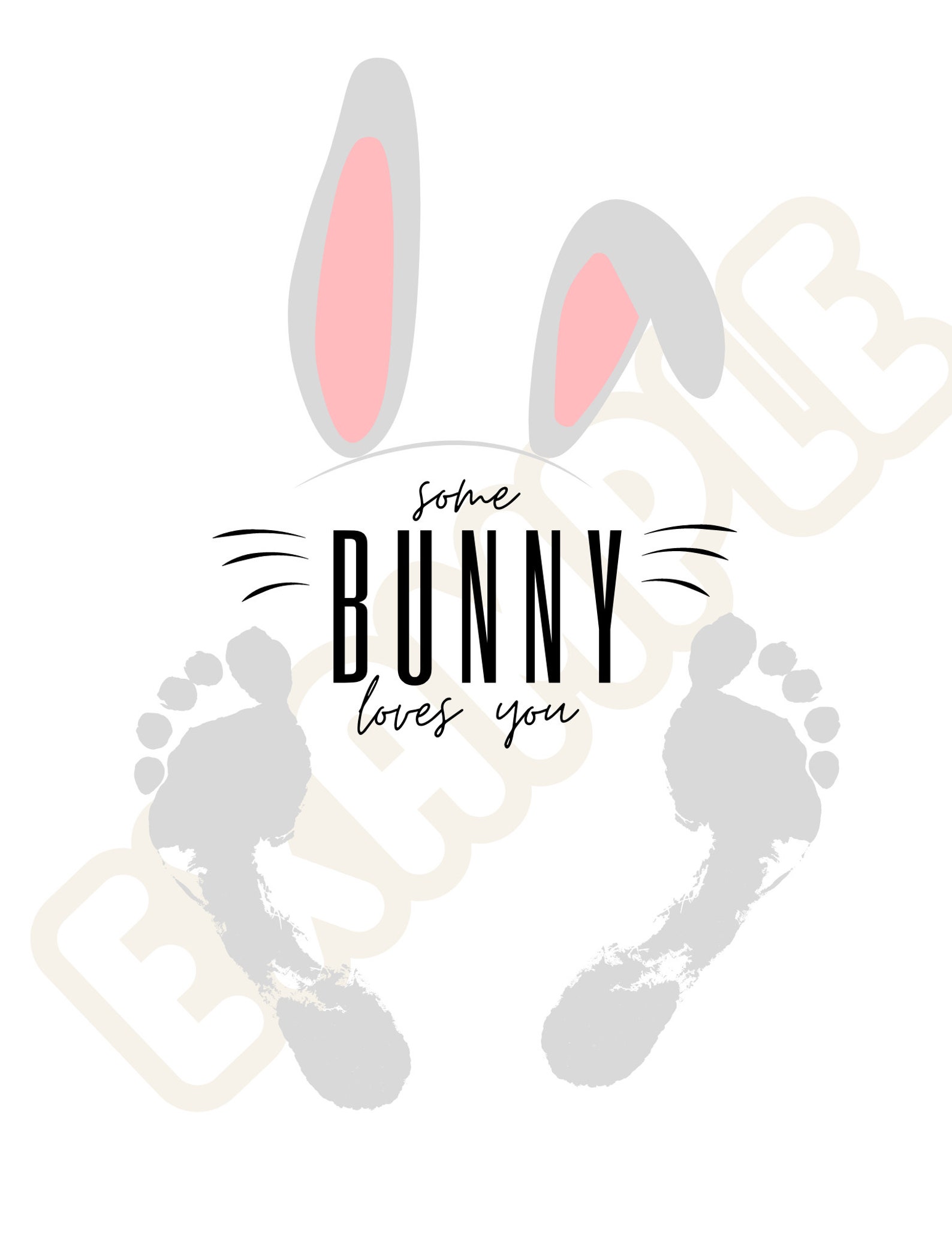 Easter Crafts: Footprint Handprint Crafts for Kids, Easter Bunny Craft ...