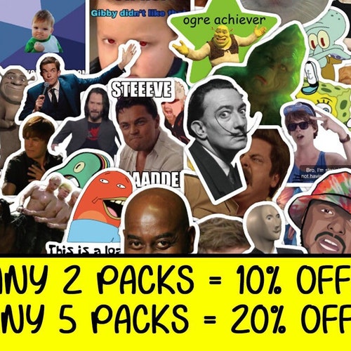 25/50 Vinyl Funny Alien Stickers Die Cut Decal Set - Etsy