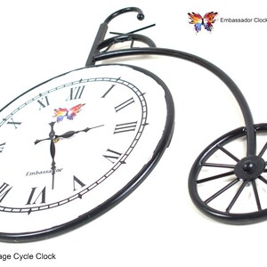 Luxury Designer Vintage Cycle Clock Modern Wall Art Clock Cycle Boho ...